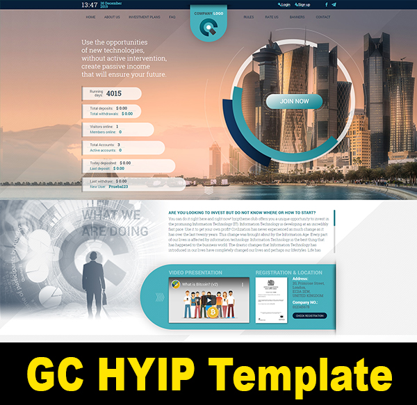 GC HYIP Template ID-EHS004 - EHyip Script GC HYIP Template ID-EHS004 - EHyip Script